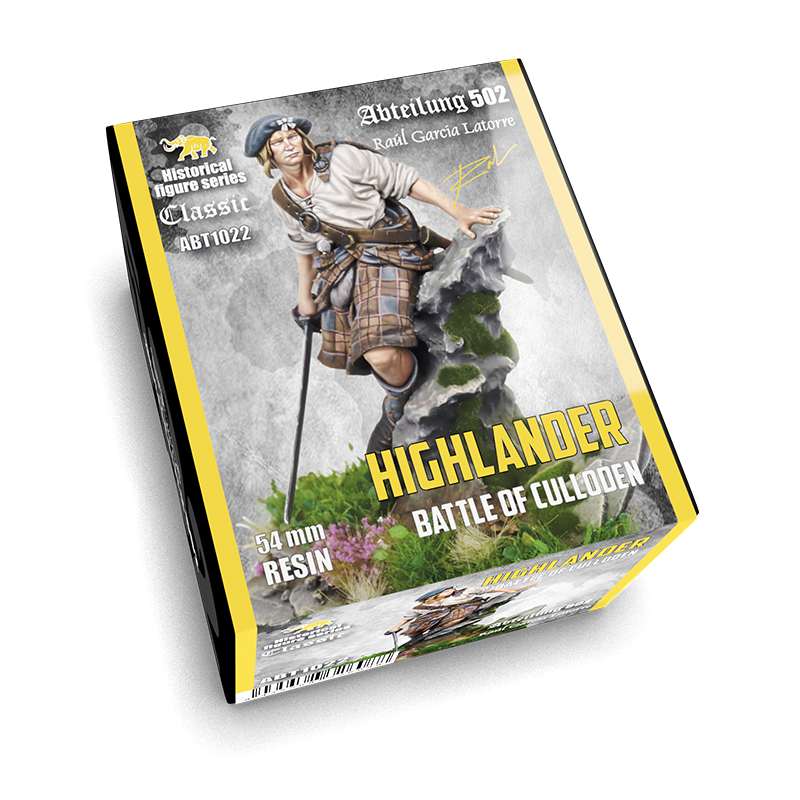 AK Interactive - Resins - Historica - Highlander Battle Of Culloden. 54mm [::] Let's Play Games