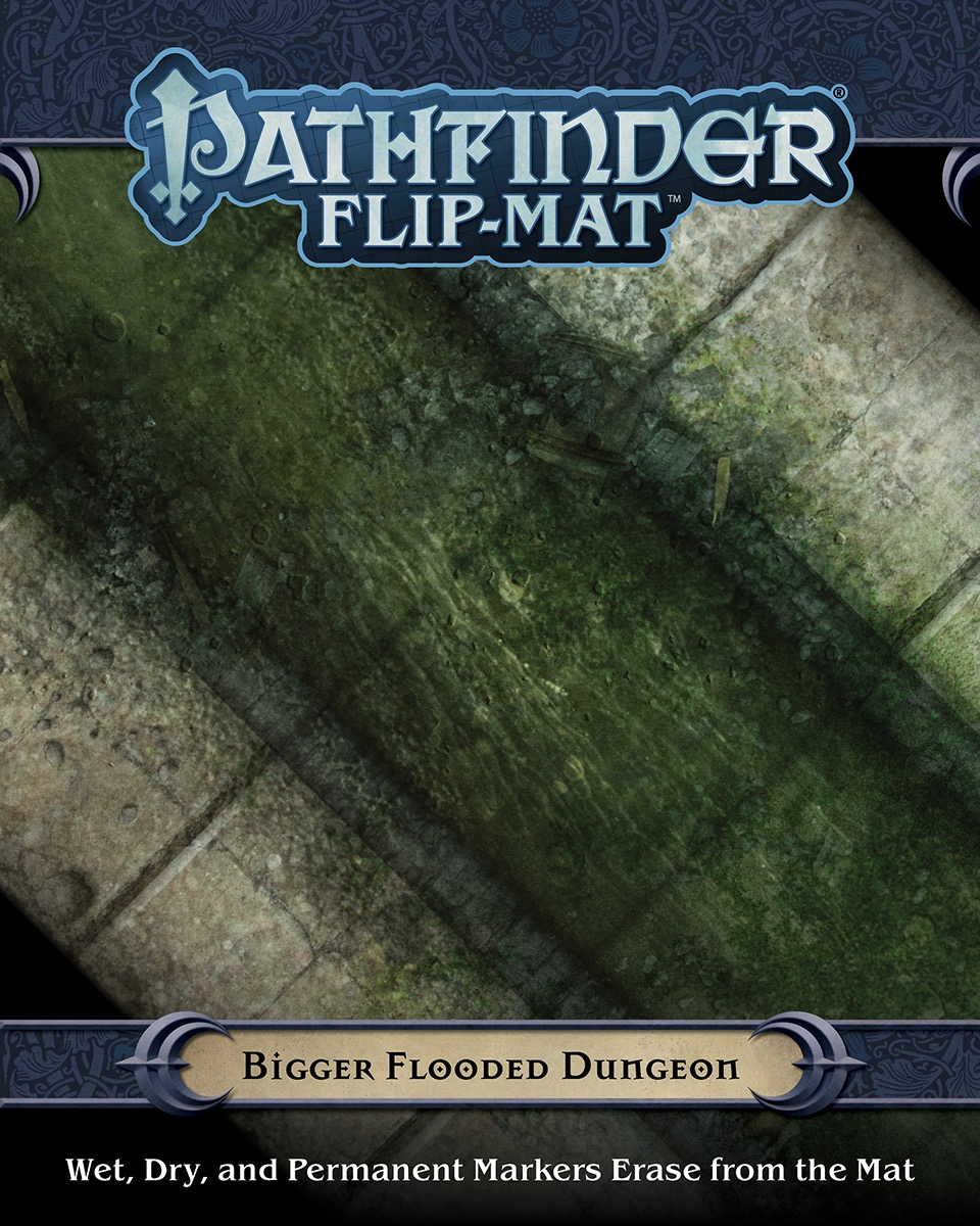 Pathfinder Accessories Flip Mat Bigger Flooded Dungeon [::] Let's Play ...
