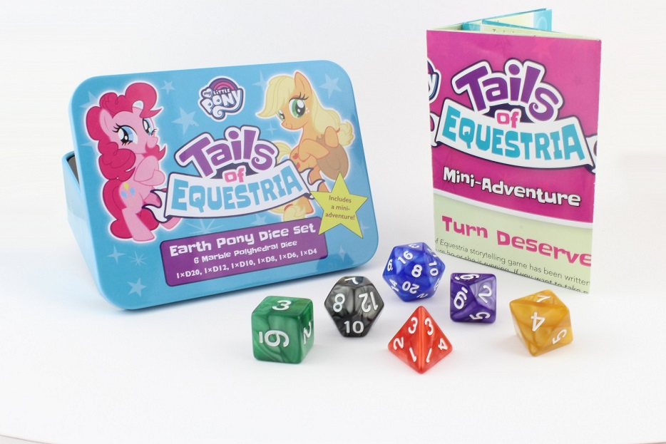 My Little Pony RPG Tails of Equestria - Earth Pony Dice Set [::] Let's ...